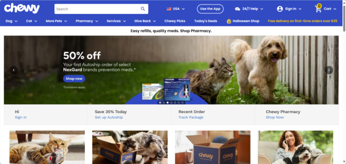 Chewy—美国宠物电商平台，市场占有率50%，年销售额达111.5亿美元_M123跨境工具导航