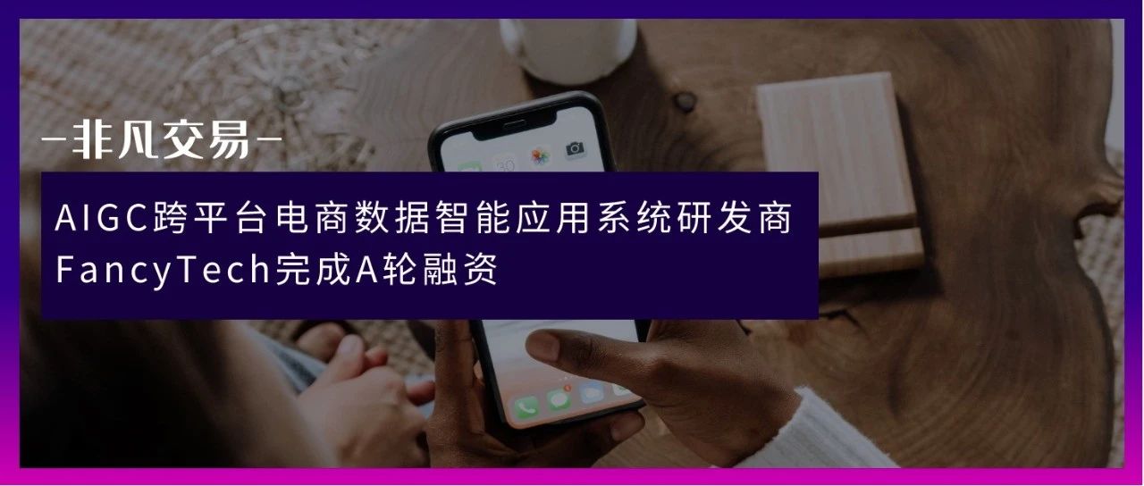AIGC跨平台电商数据智能应用系统研发商FancyTech获源数创投等Pre-A轮和A轮融资_大数跨境｜跨境从业者专属的媒体平台