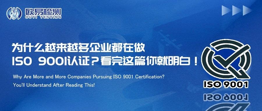 为什么越来越多企业都在做ISO 9001认证？看完这篇你就明白！_大数跨境｜跨境从业者专属的媒体平台