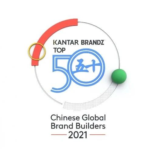 Top 50 Kantar BrandZ™ Chinese Global Brand Builders 2021_大数跨境｜跨境从业者专属的媒体平台