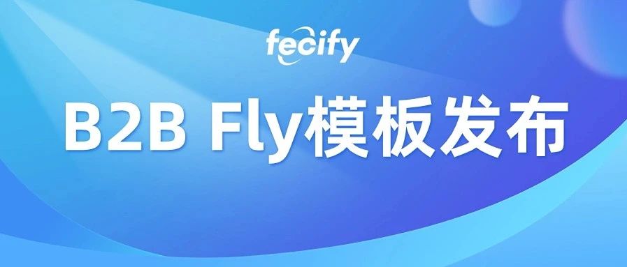 Fecify B2B Fly模板发布_大数跨境｜跨境从业者专属的媒体平台