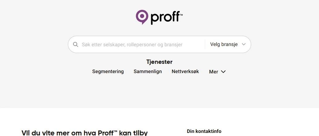 Proff网站——开发北欧客户的免费利器来了！！- 大数跨境