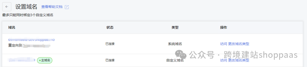 在SHOPPAAS添加自定义域名以及如何拥有域名- 大数跨境