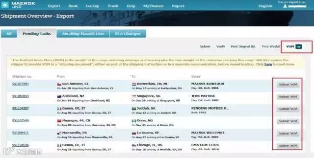 最全船公司、港口集装箱称重新规（VGM）操作流程- 大数跨境