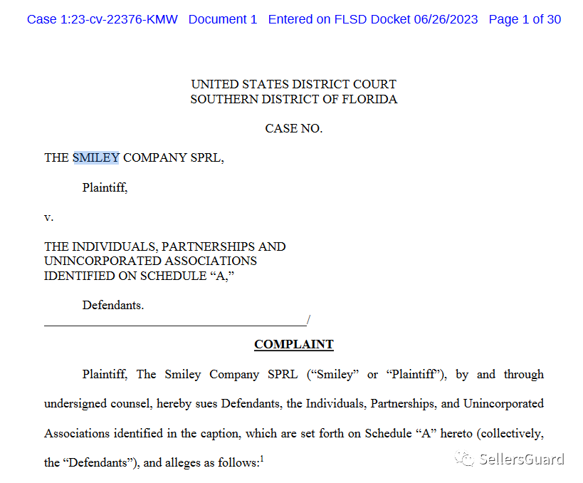 Smiley 笑脸维权！恐数千卖家将被告！- 大数跨境