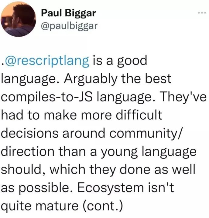 面向基础软件领域，ReScript 编程语言中文文档正式上线- 大数跨境
