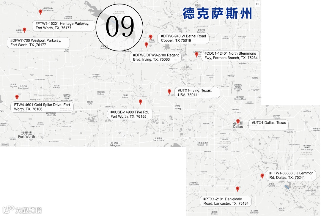 美国FBA主要仓库地址分布地图- 大数跨境
