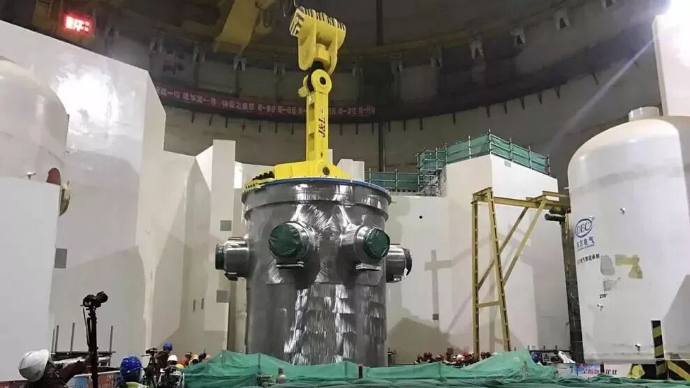 【HPR1000】福清核电5号机组反应堆压力容器成功吊装- 大数跨境