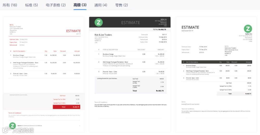 外贸invoice模板免费分享，支持多语言，可在线编辑- 大数跨境