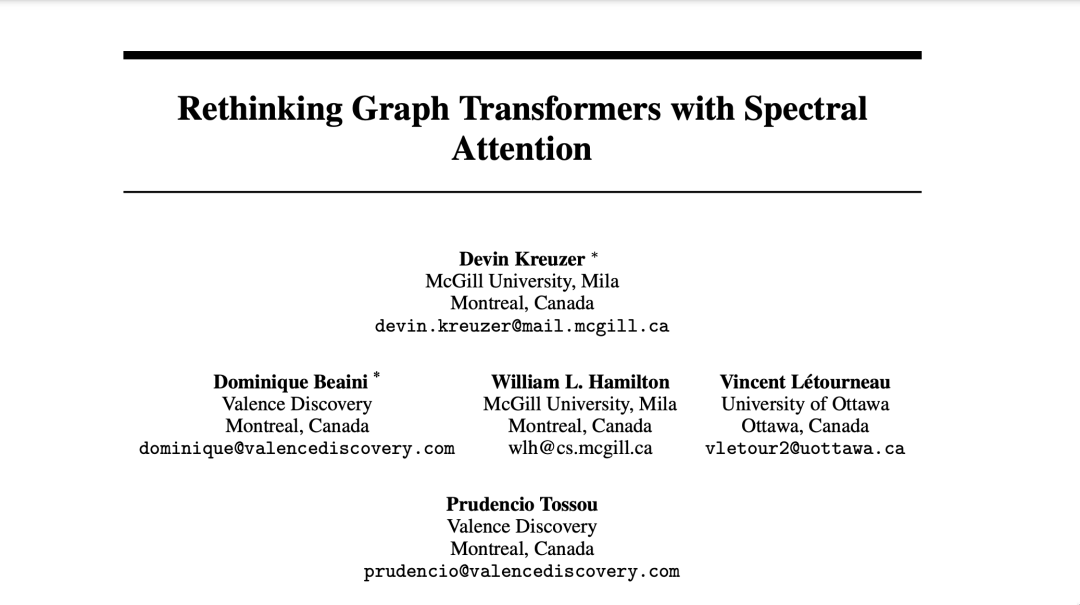 NeurIPS 2021 || 图的拉普拉斯特征值构建图transformer的位置编码- 大数跨境