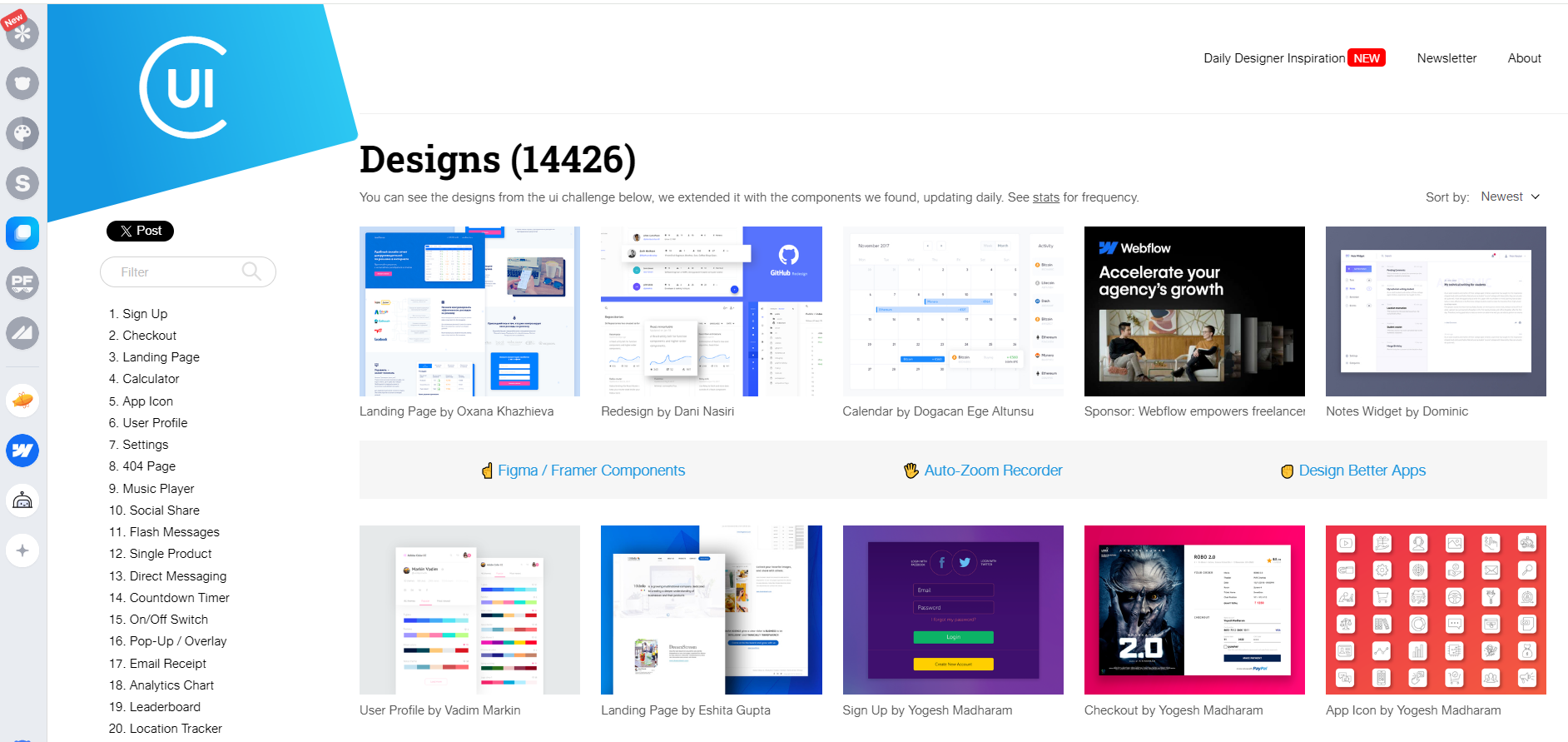 Collect UI - M123跨境工具导航